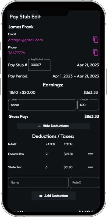 iOS & Android Business Apps